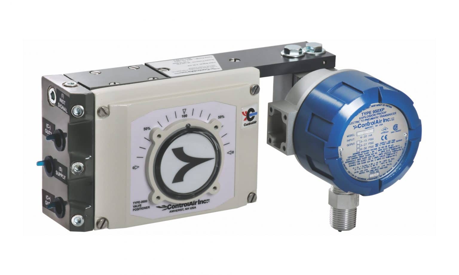 Electro-Pneumatic Valve Positioner with Explosion-Proof Housing ...