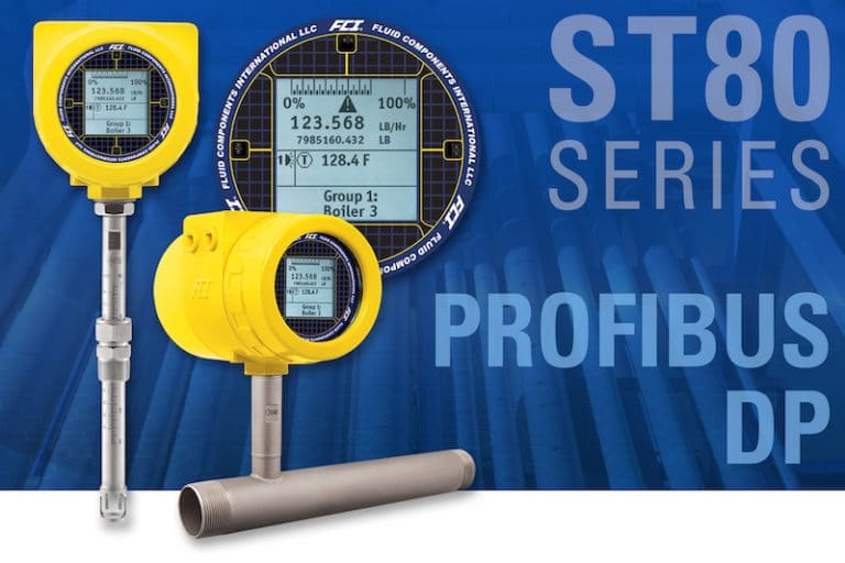 ST80 Thermal Flow Meter Now With Profibus DP Puts Air/Gas Flow ...