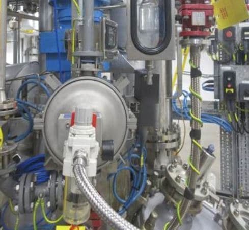Double Diaphragm Pump on Sample Loop Pharmaceutical Application • Fluid ...