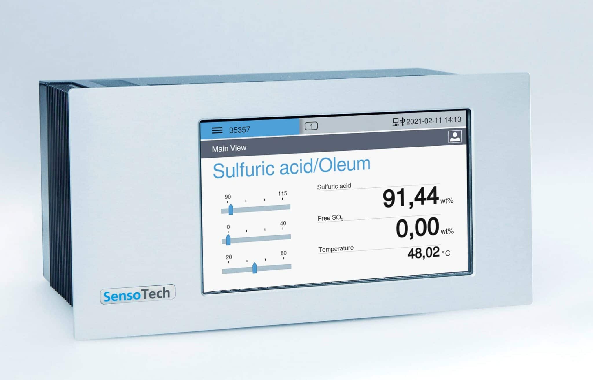 Monitoring of the Concentration of Sulfuric Acid and Oleum by Means of ...