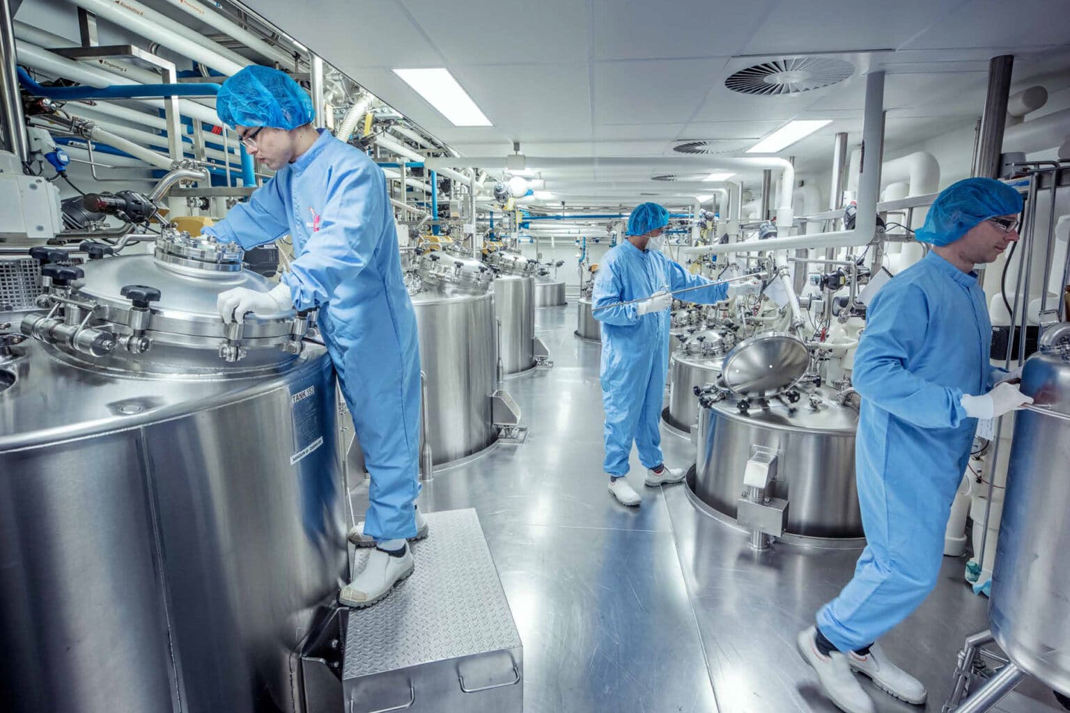 Gpi business unit specializing in the production of pharmaceutical tanks