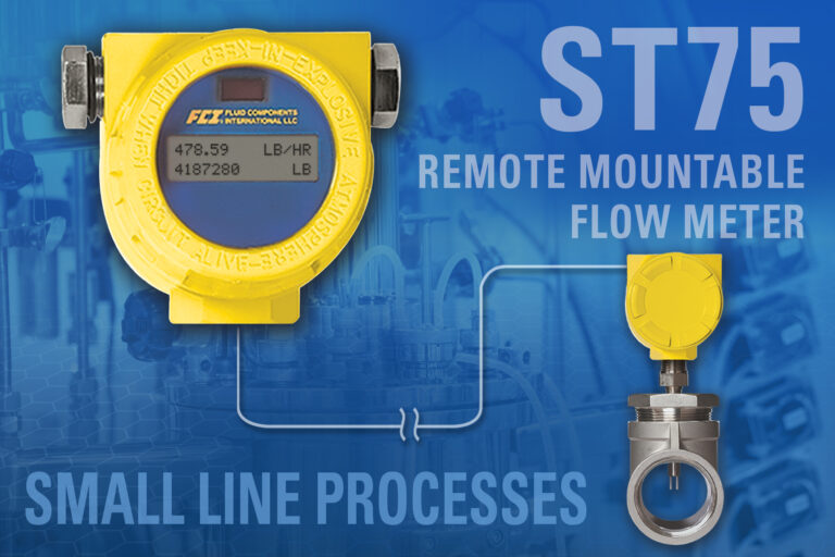 Remote Mountable Flow Meter for Small Line Processes In Hazardous Or ...
