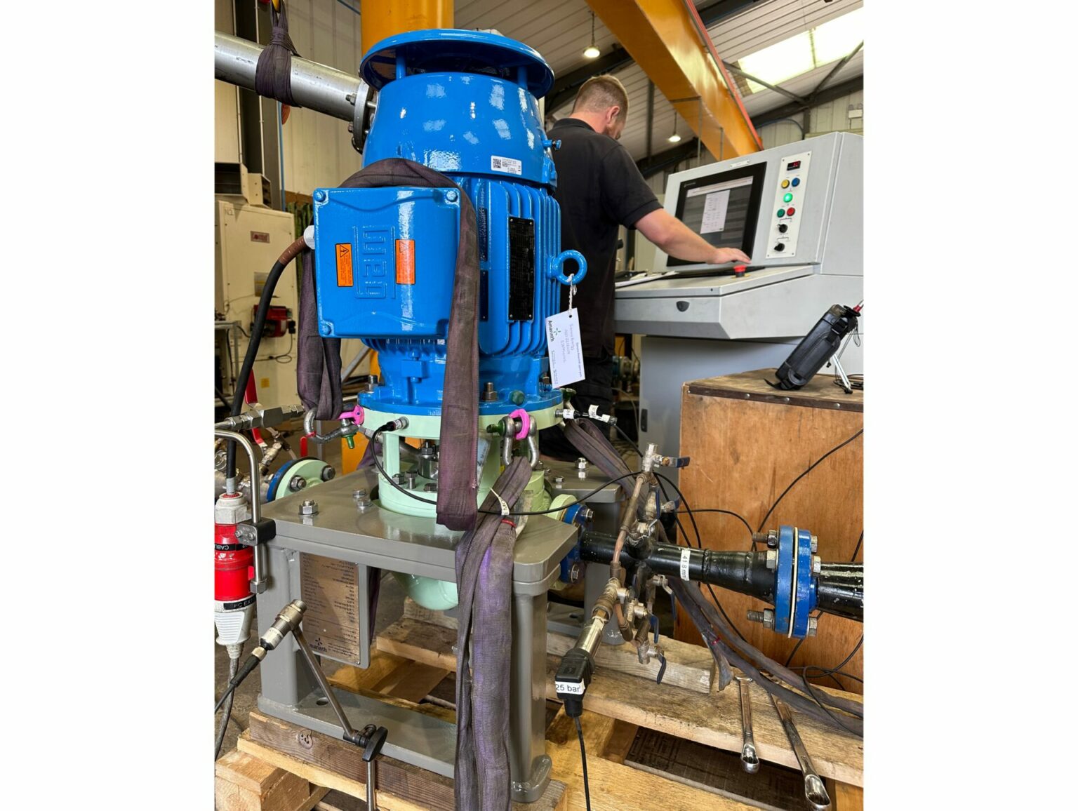 Amarinth delivers first order of API 610 OH5 Vertical In-line Pumps