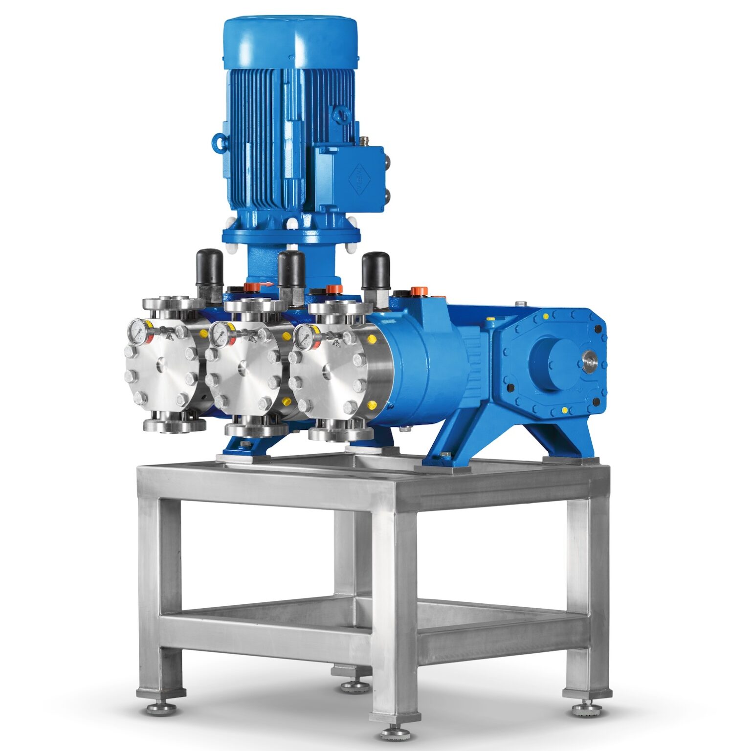 Compact Triplex Diaphragm Pump in Robust Mono-Block Design for Smooth ...