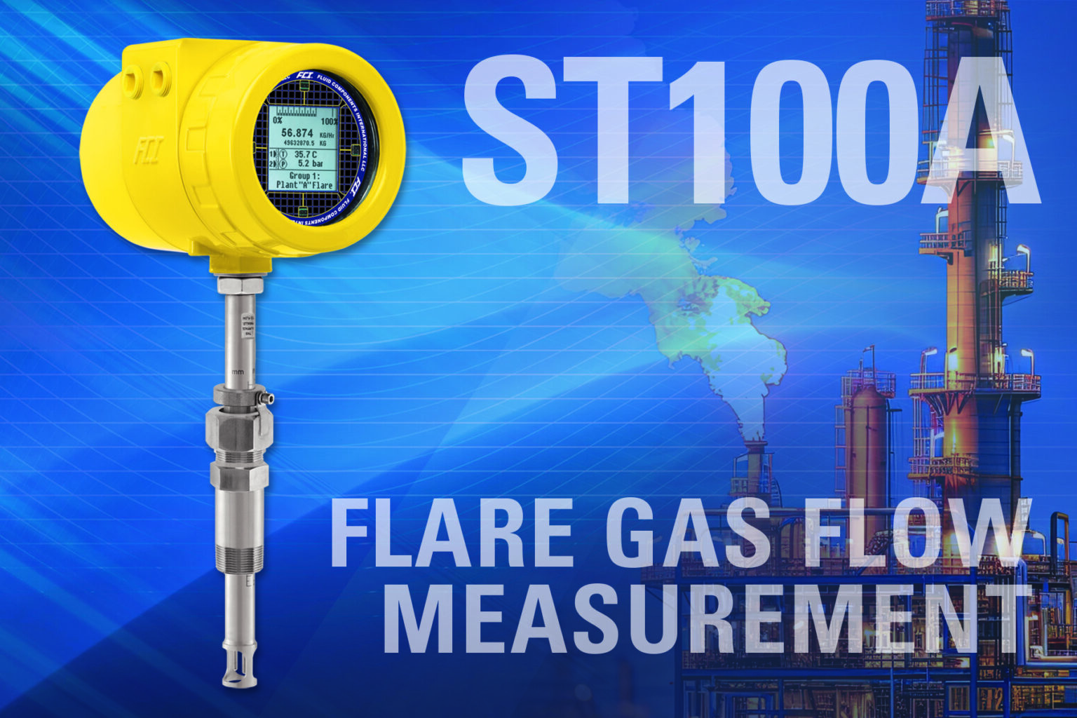FCI ST100A Series Flare Gas Flow Meters • Fluid Handling Pro